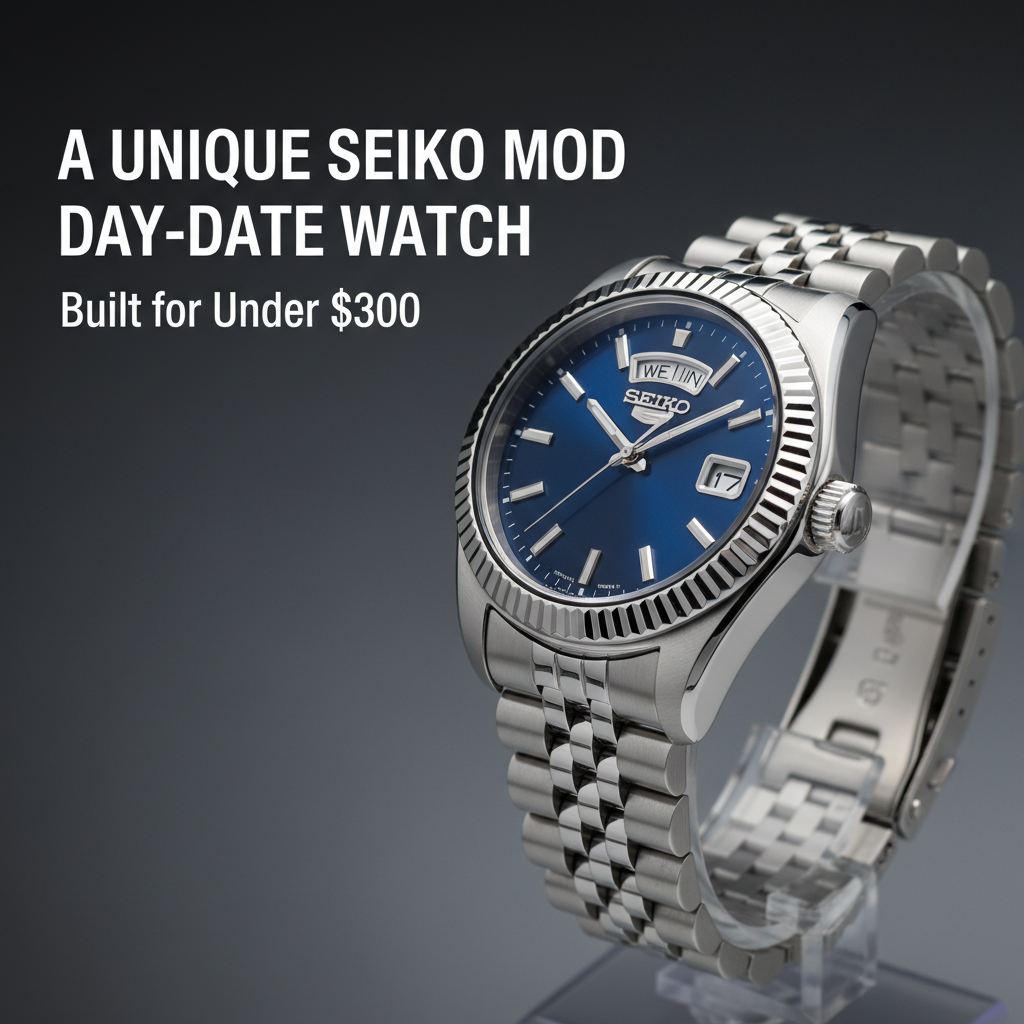 A Unique Seiko Mod Day-Date Watch Built for Under $300 - SKYRIM WRIST