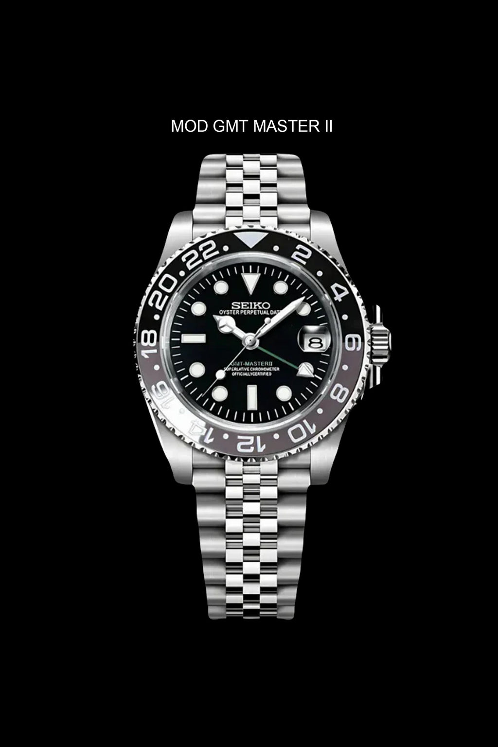 Mod GMT-Master II — Custom Seiko GMT Mod Watch – SKYRIM WRIST