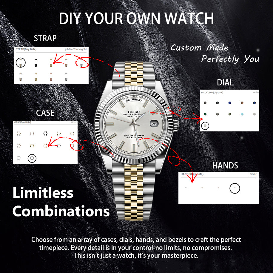 DIY Seiko Mod Watch Online Shop | Seiko Mod Watches USA - SKYRIMWRIST